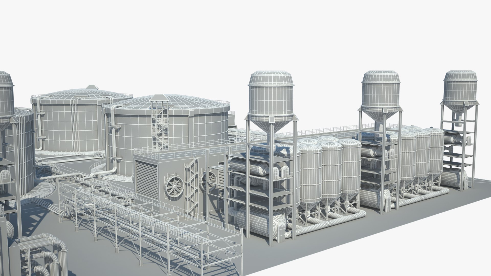 3D Model Industrial Area 02 - TurboSquid 1541082