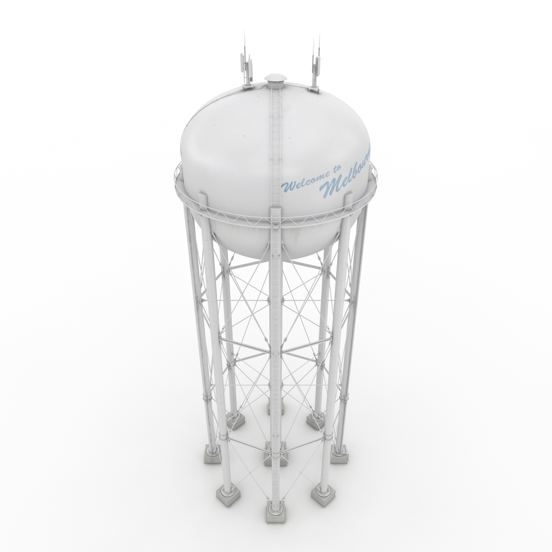 3d Model Of Water Tower