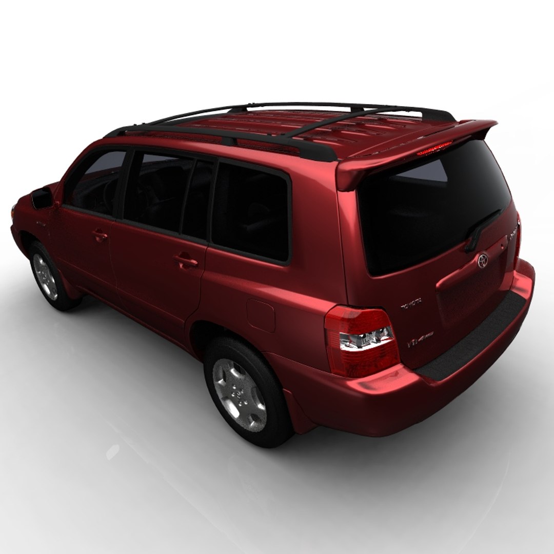 3d Model Toyota Highlander Limited Car