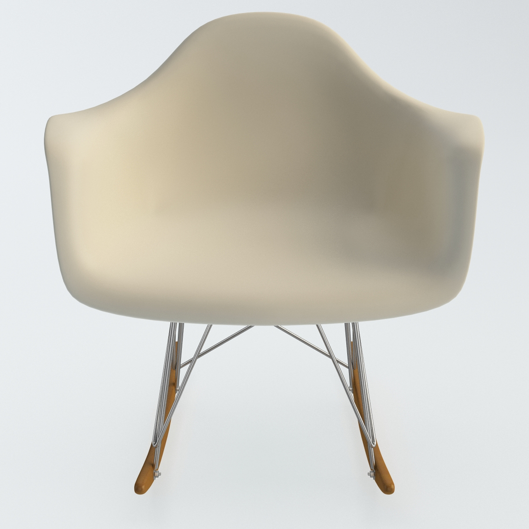 white cradle chair 3d 3ds