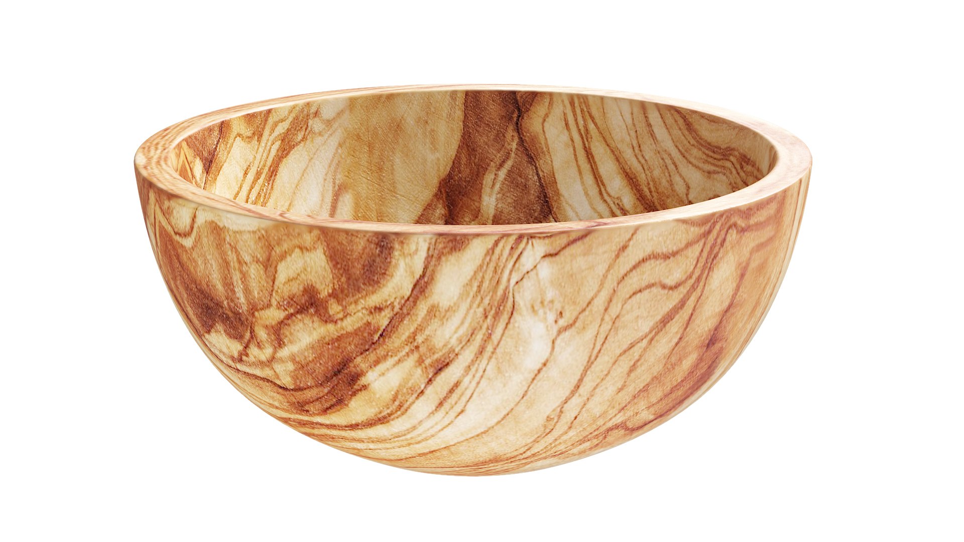 3D Wooden Bowl 5 Model - TurboSquid 2248719