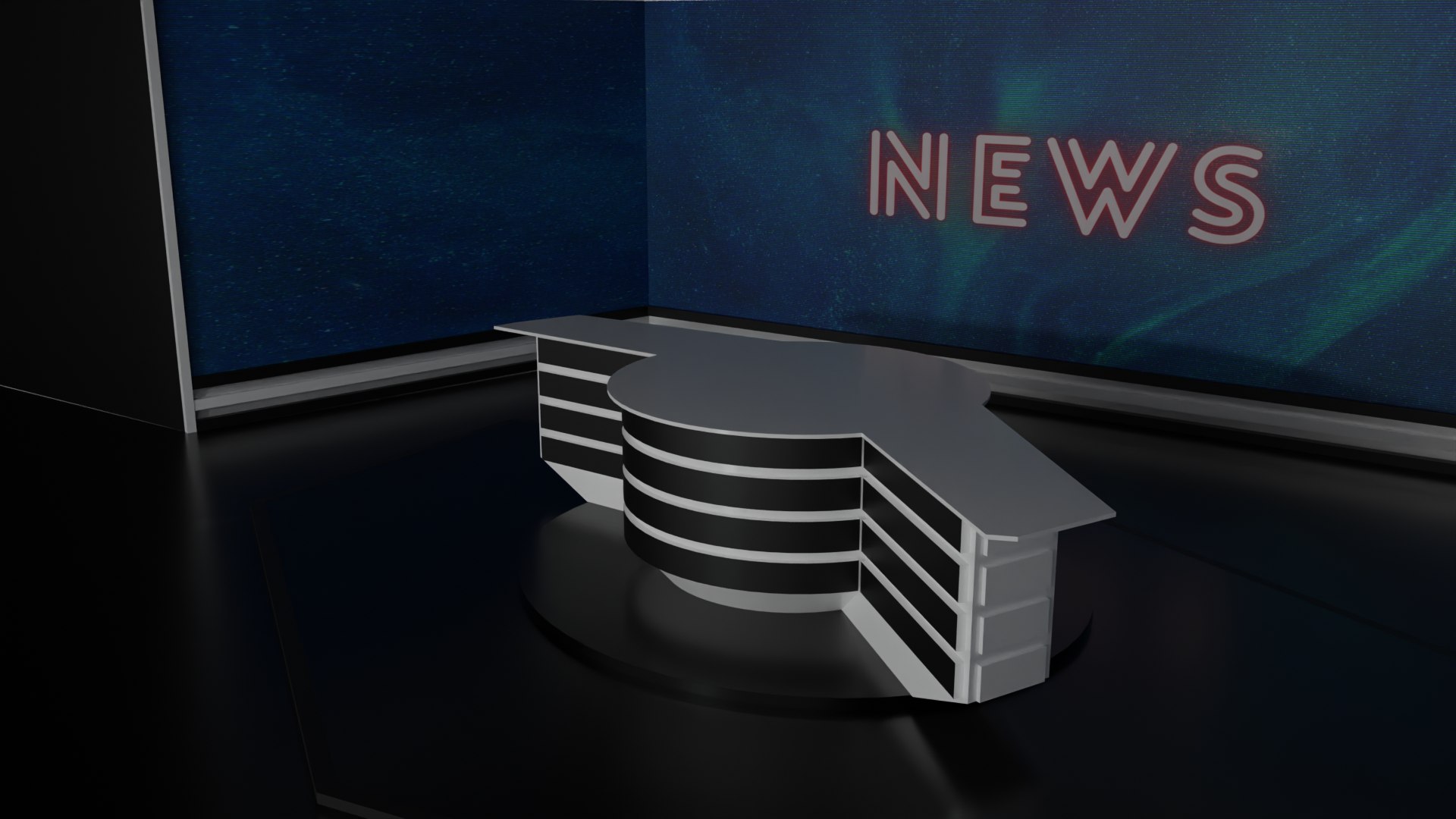 Tv Studio 3D Model - TurboSquid 1924029