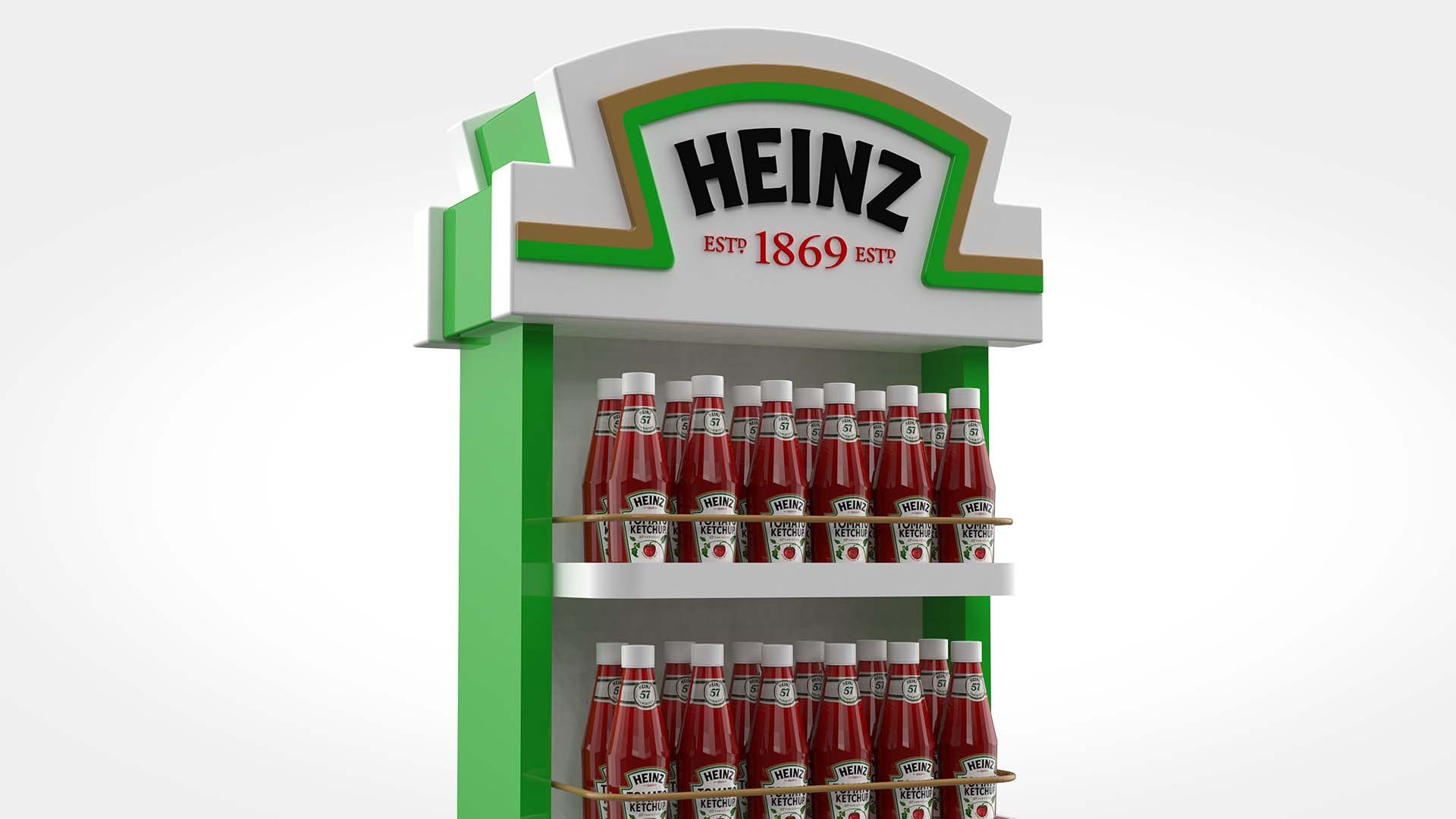 Heinz Display Rack 3D - TurboSquid 2181140