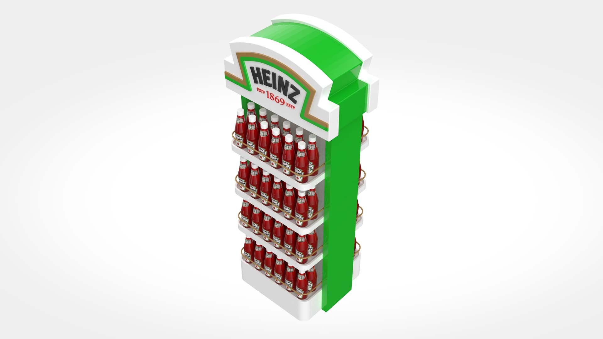 Heinz Display Rack 3D - TurboSquid 2181140