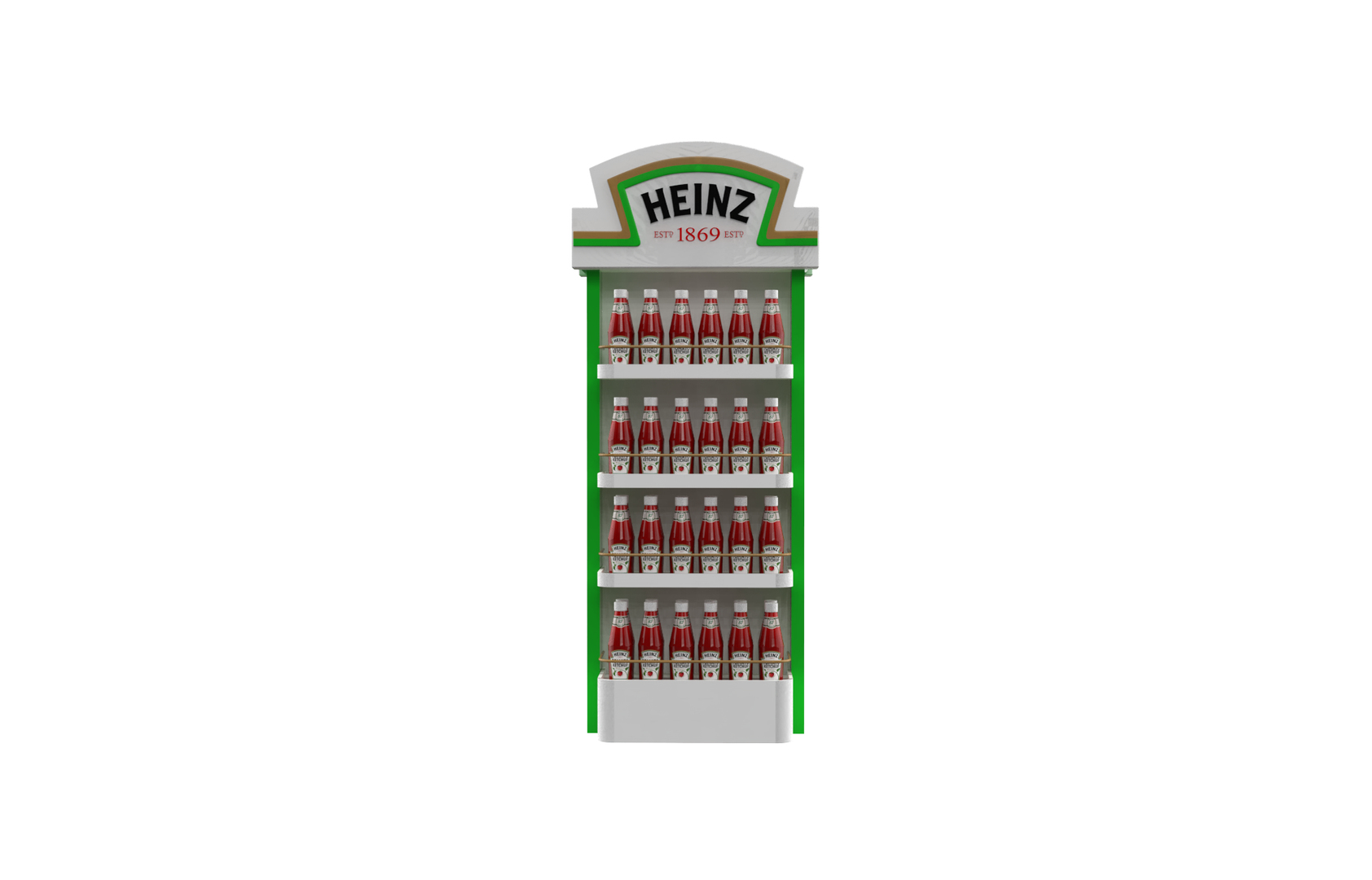 Heinz Display Rack 3D - TurboSquid 2181140