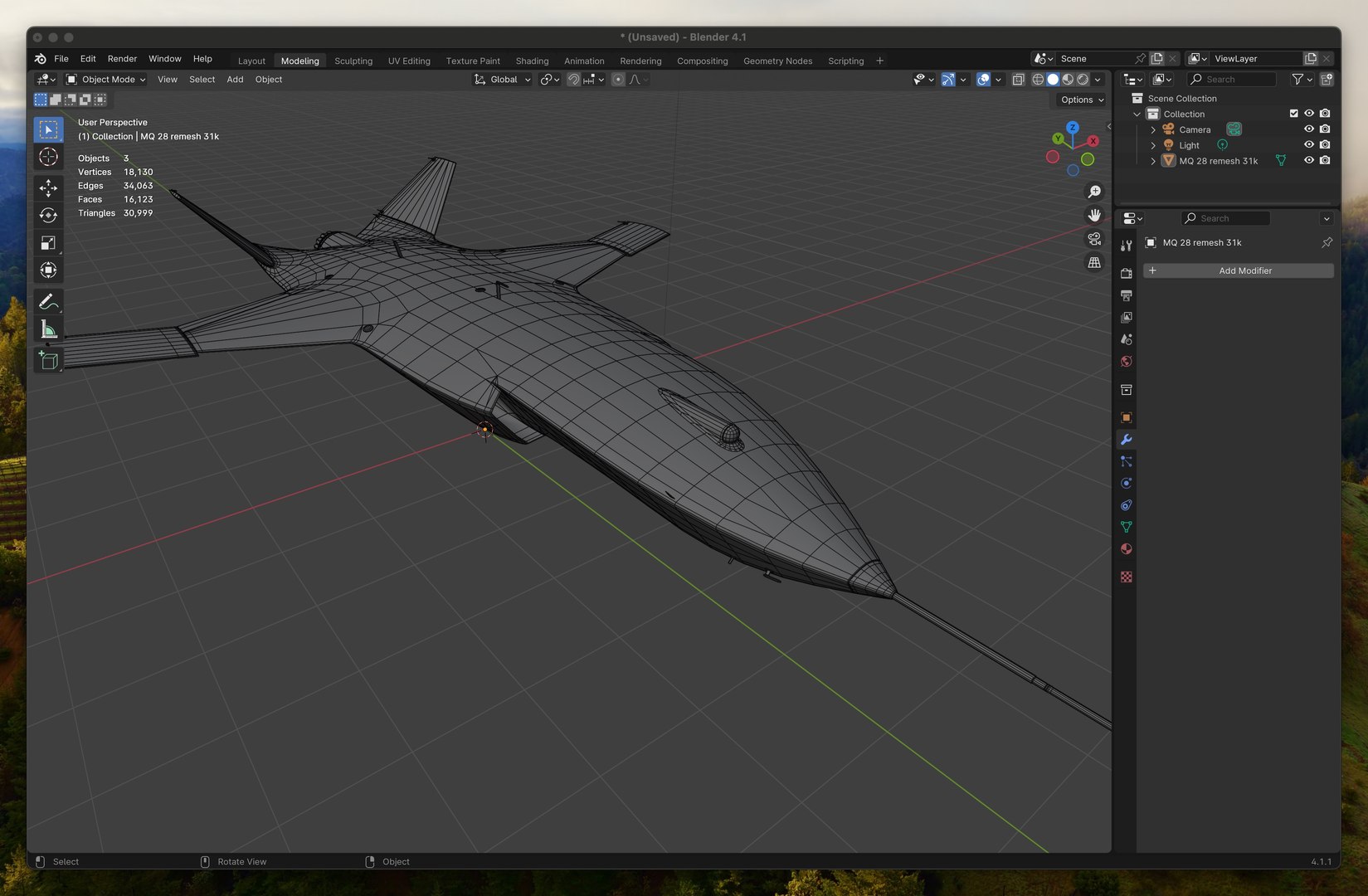 MQ-28 Ghost Bat Game Ready Drone 3D Model - TurboSquid 2505645