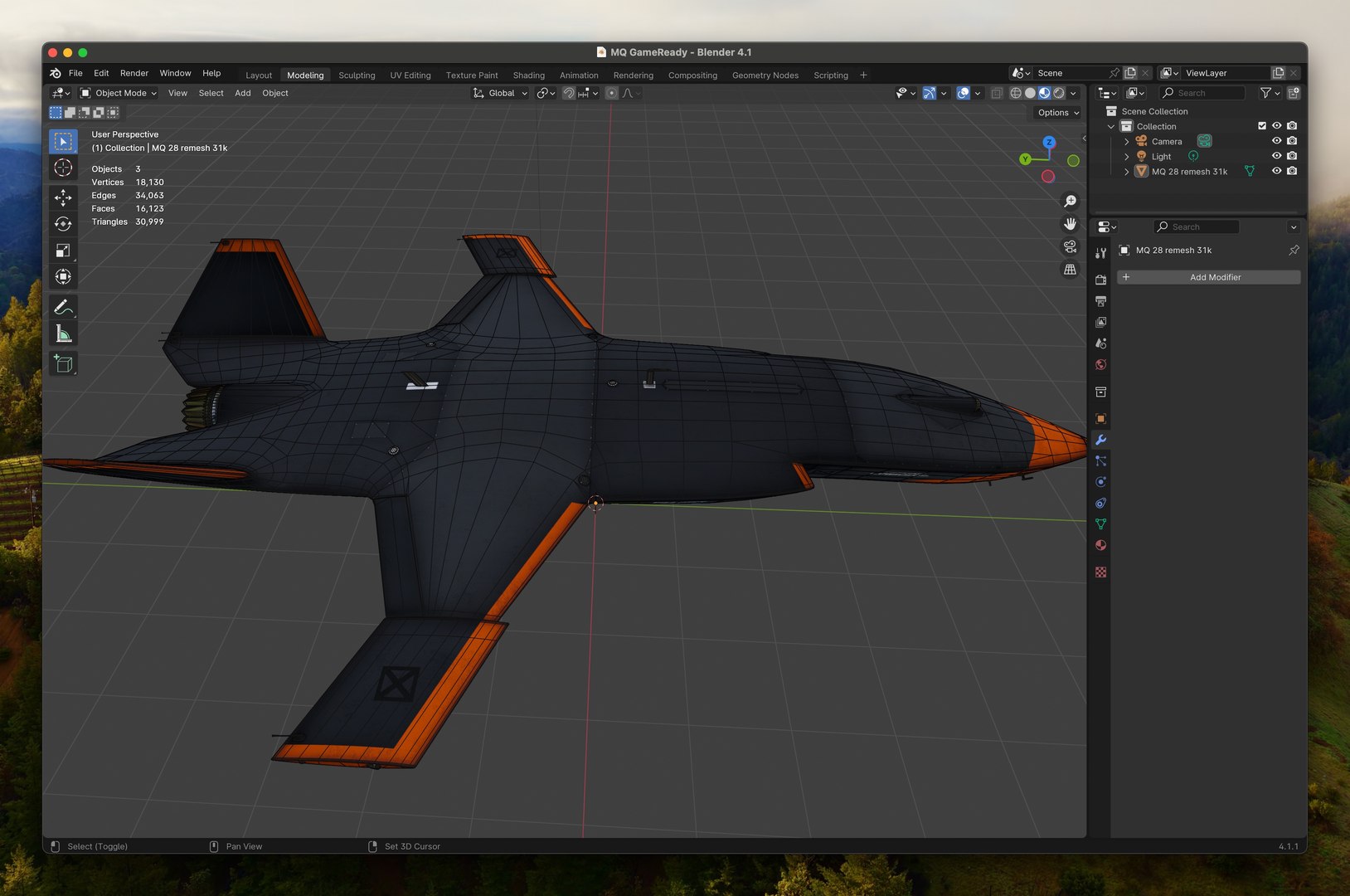 MQ-28 Ghost Bat Game Ready Drone 3D Model - TurboSquid 2505645