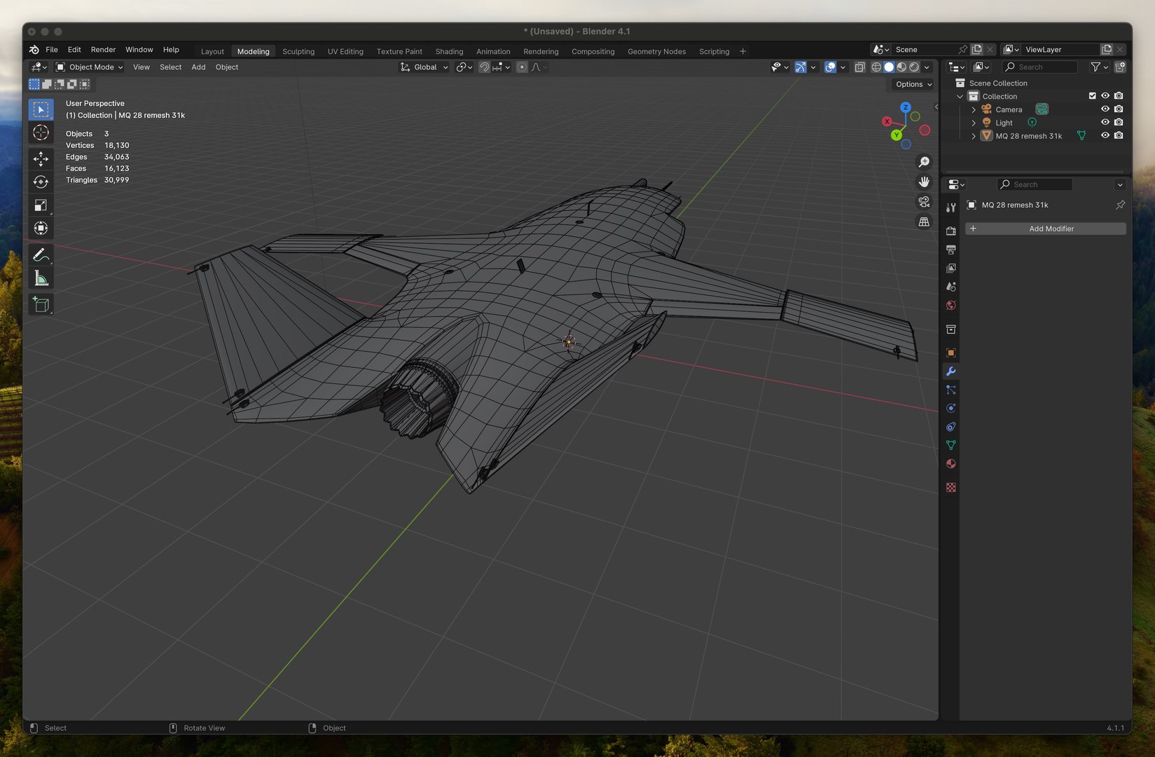 MQ-28 Ghost Bat Game Ready Drone 3D Model - TurboSquid 2505645