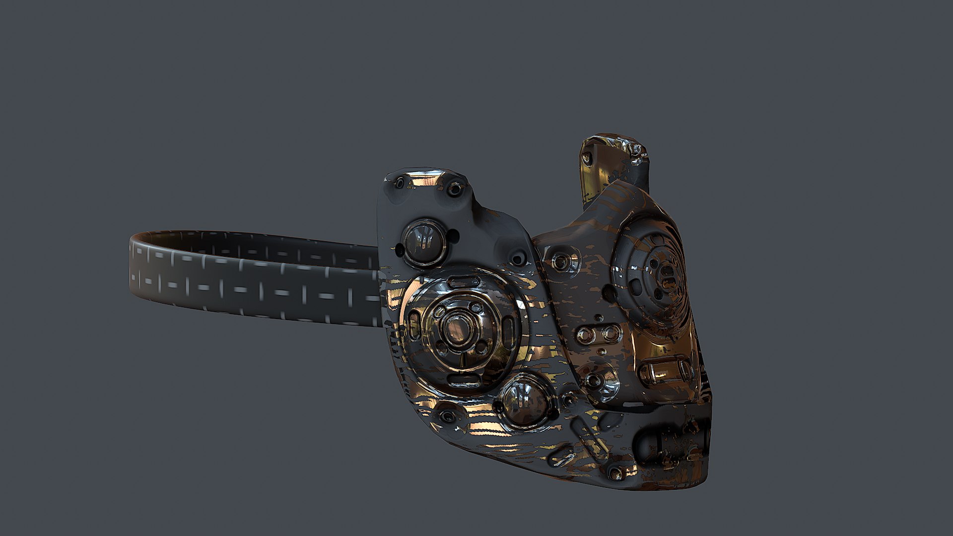 3D Gas Mask Respirator Scifi Futuristic Model 3D Model - TurboSquid 1931901