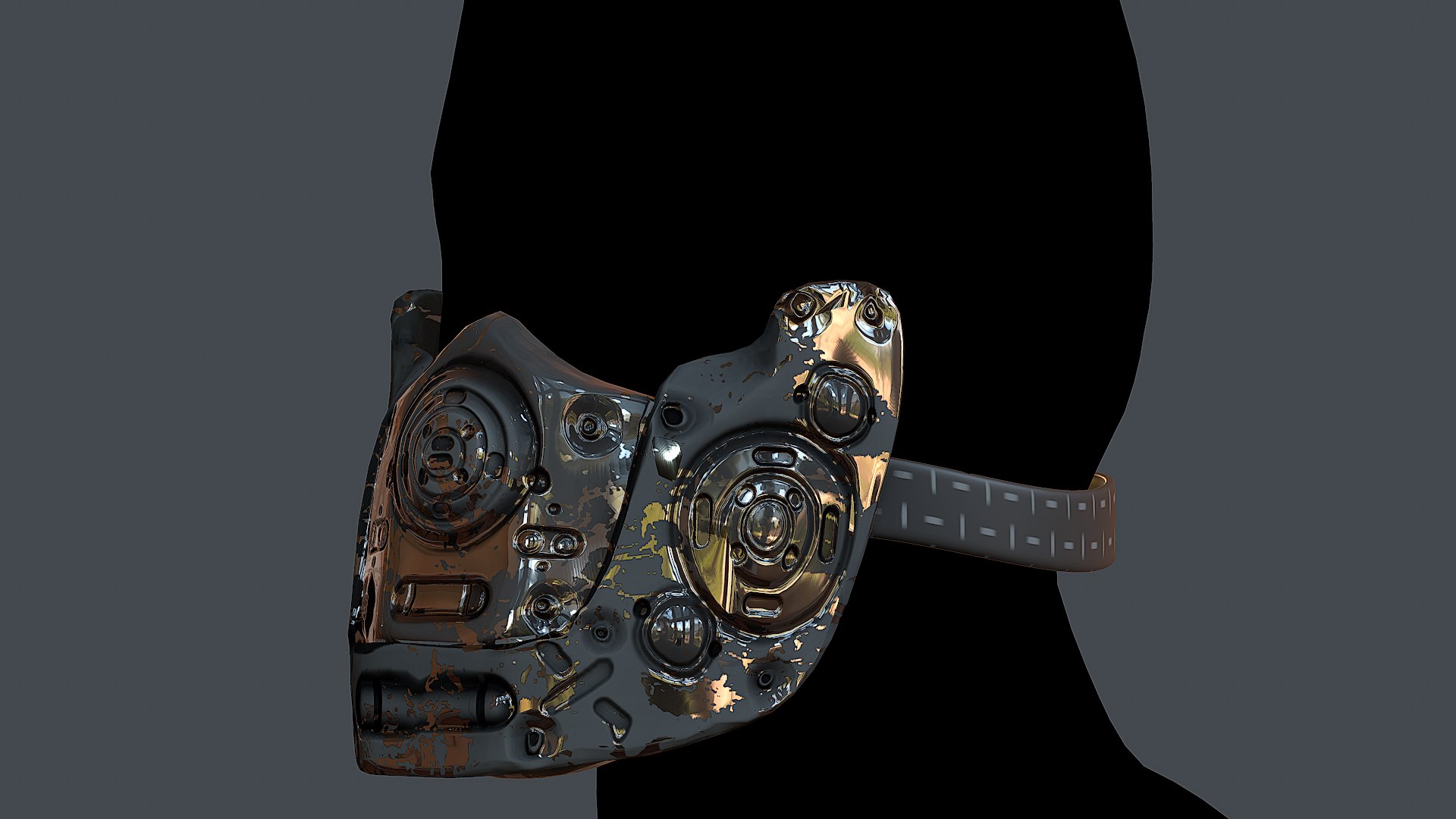 3D Gas Mask Respirator Scifi Futuristic Model 3D Model - TurboSquid 1931901