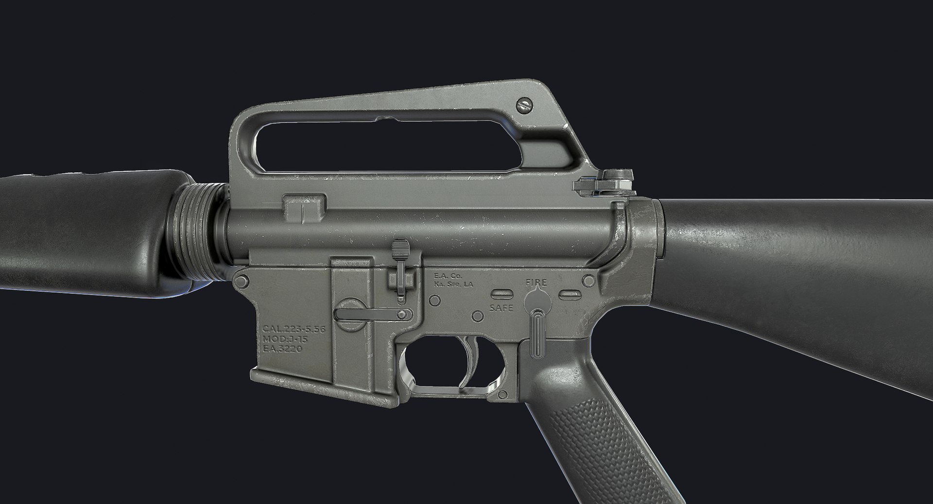 Max M16a1 Rifle