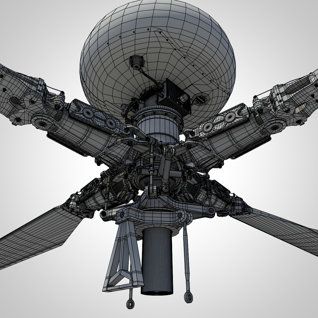 3dsmax main rotor head ah-64 apache