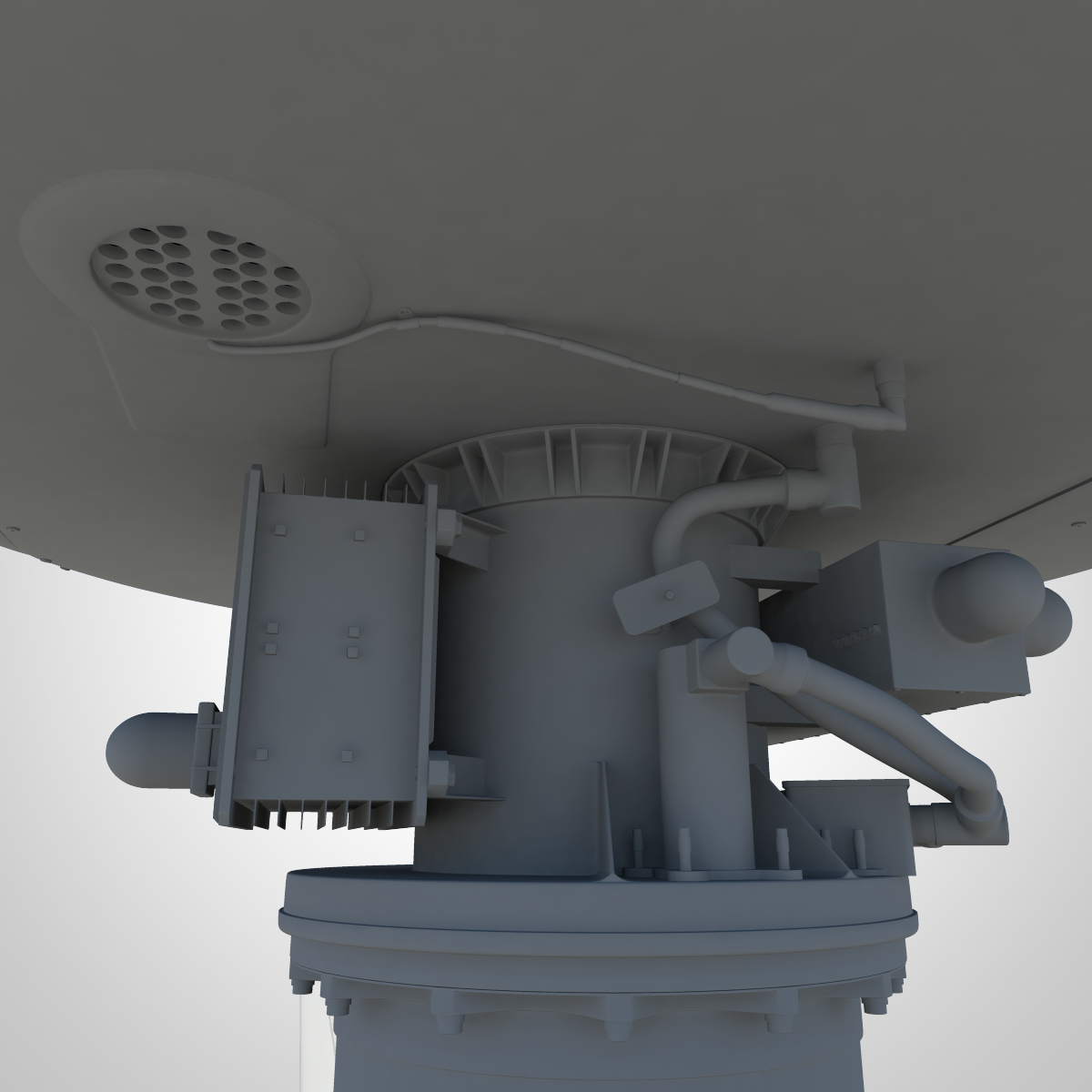 3dsmax main rotor head ah-64 apache