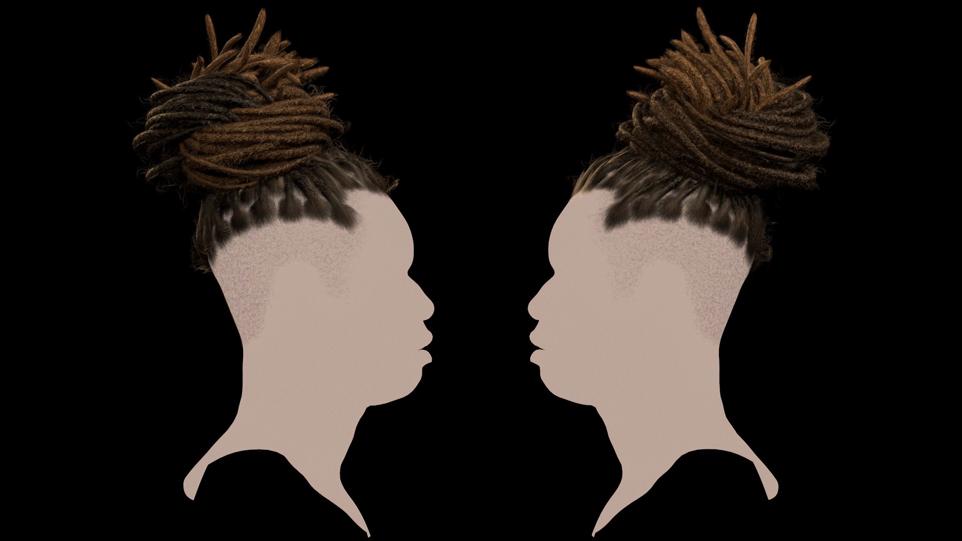 Dreadlocks 1 3D - TurboSquid 2030211