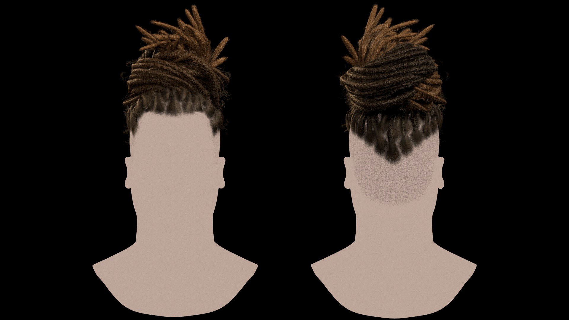 Dreadlocks 1 3D - TurboSquid 2030211