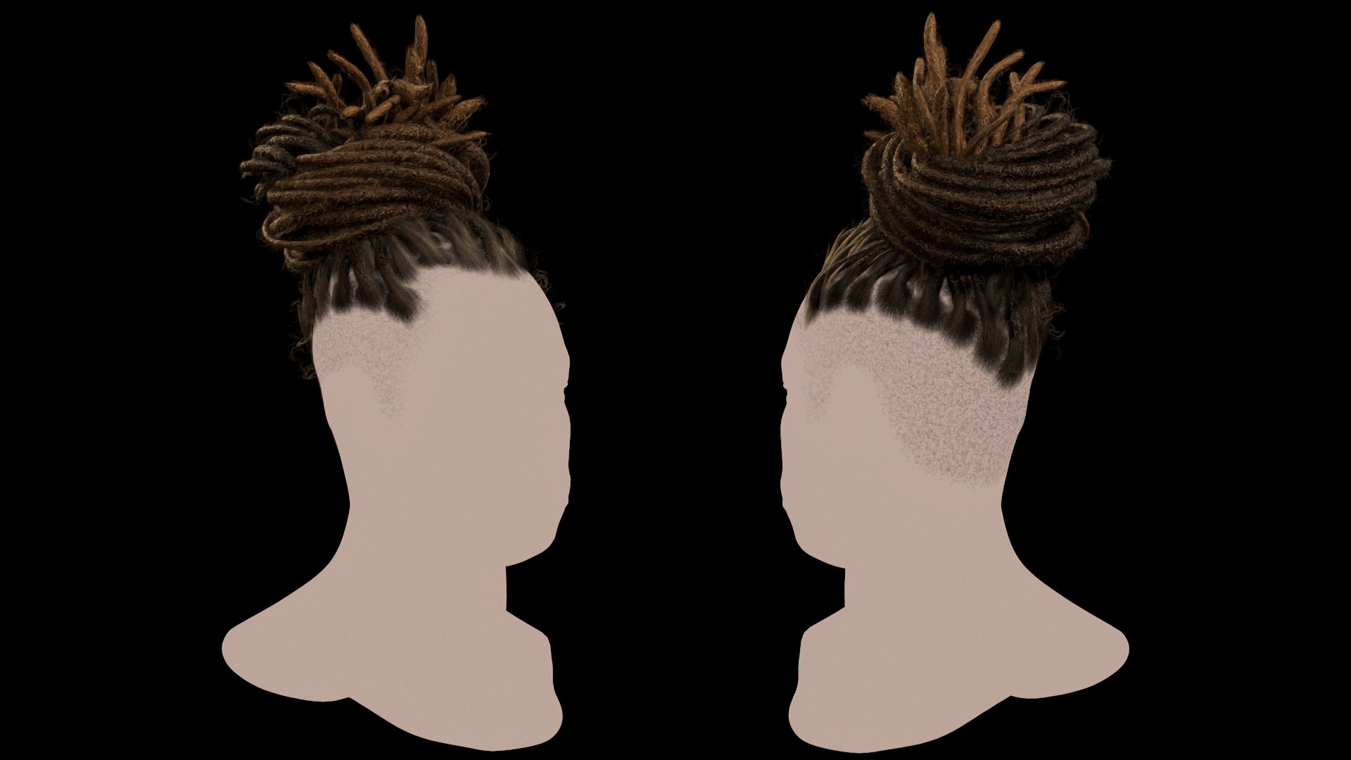 Dreadlocks 1 3D - TurboSquid 2030211