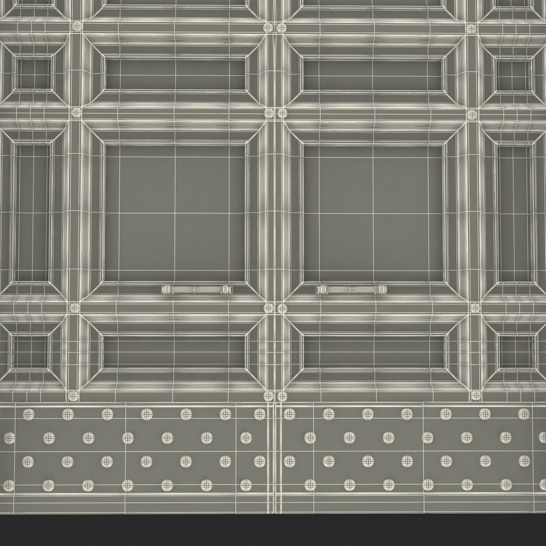 door greco roman 3d max