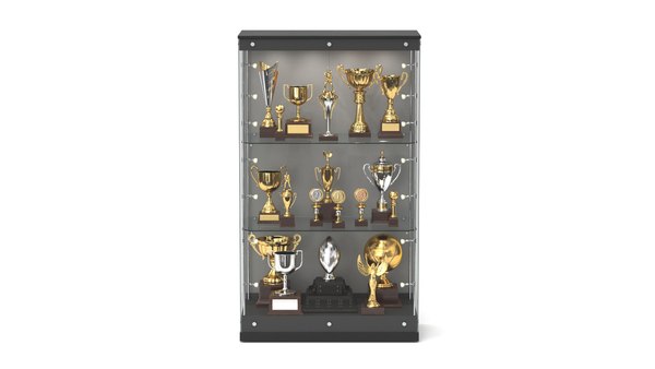 3D realistic trophy case - TurboSquid 1450327