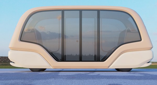 3D electric pod bus - TurboSquid 1306597