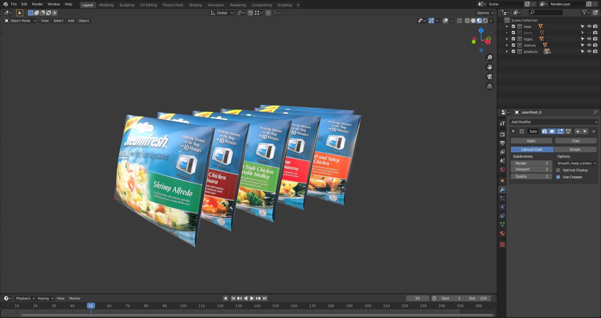 True GDM-47-LD Glass Door Marchendiser 3D - TurboSquid 1855797