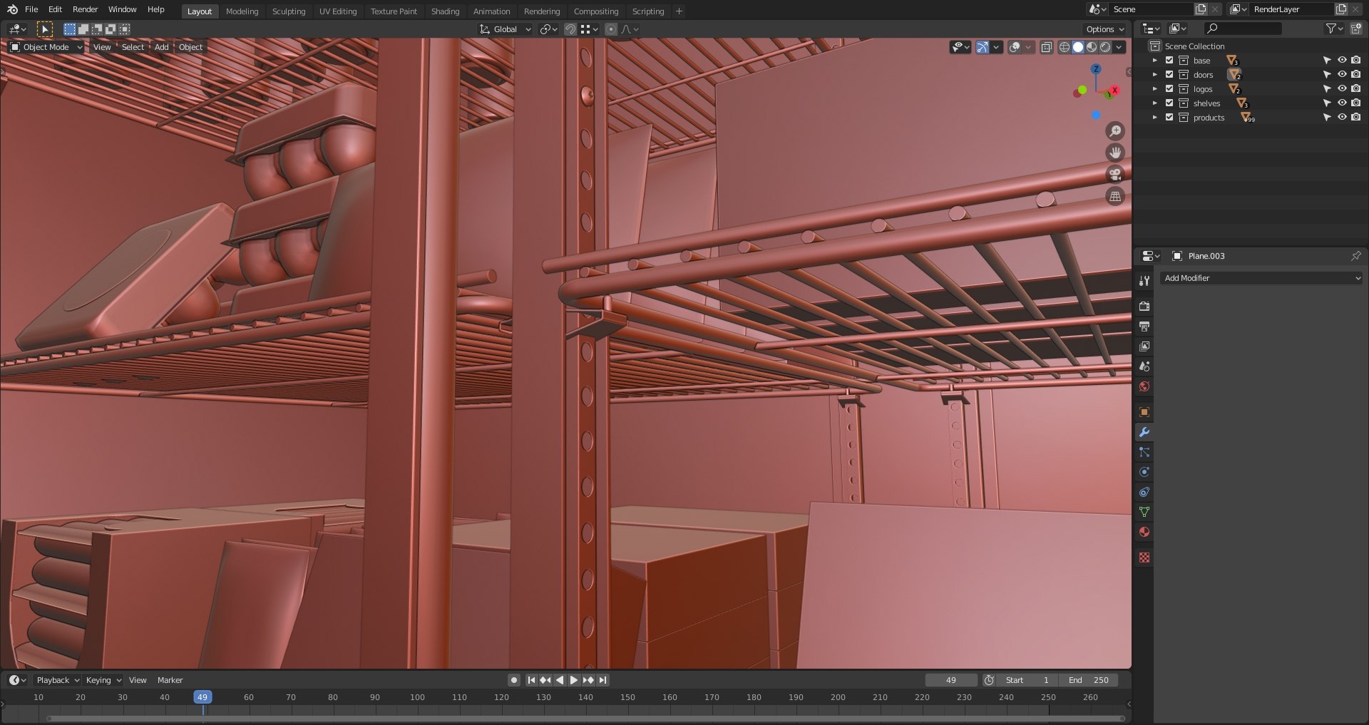 True GDM-47-LD Glass Door Marchendiser 3D - TurboSquid 1855797