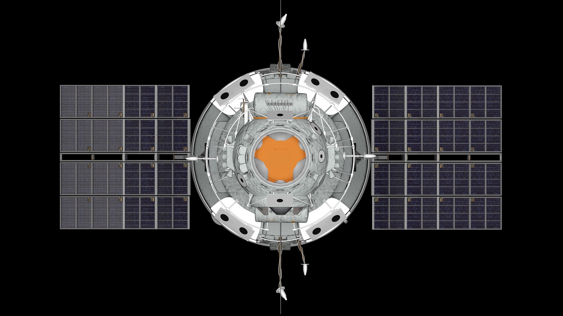 3d Iss Module Zarya Fgb Model