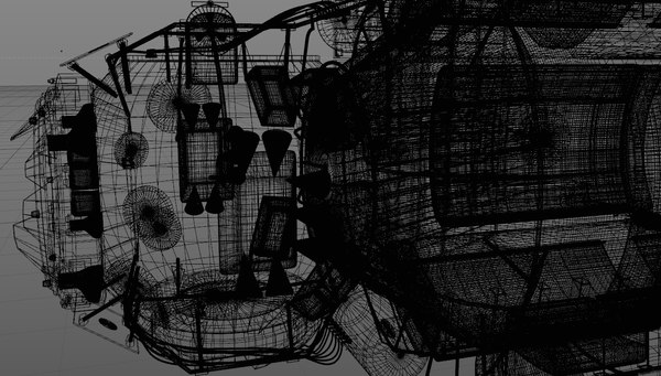 3d iss module zarya fgb model