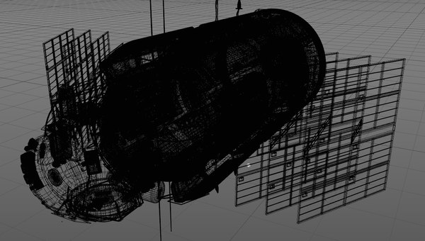 3d iss module zarya fgb model