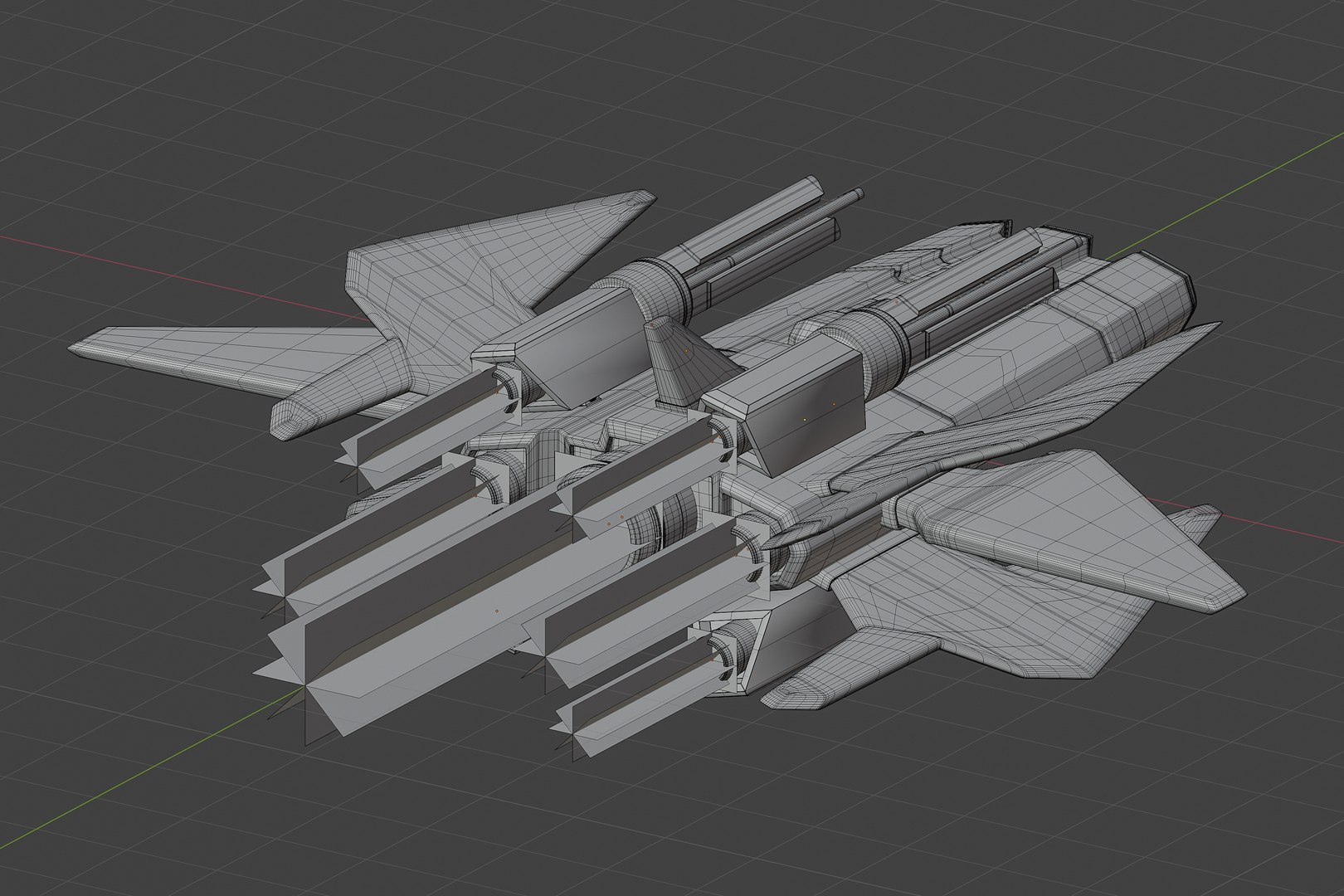 3D Sci-fi Spaceship Model - TurboSquid 2225659