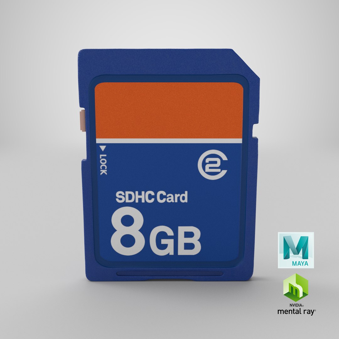 Sd-memory-card 3D Model - TurboSquid 1160052