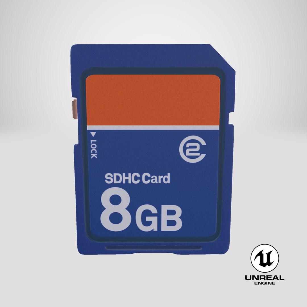 Sd-memory-card 3D Model - TurboSquid 1160052