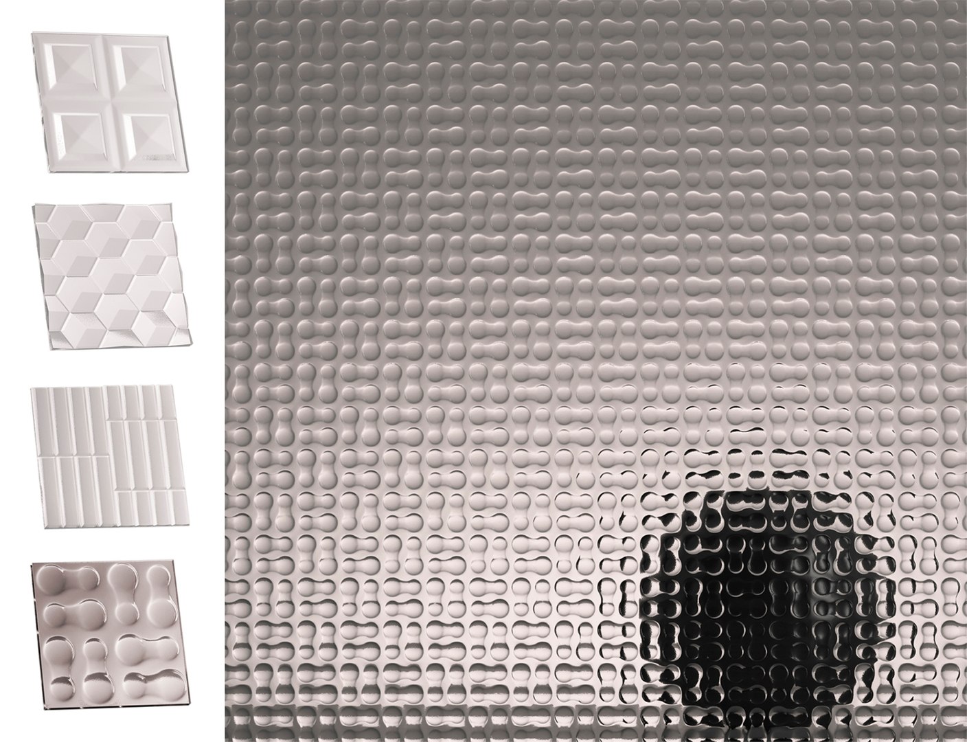 3d Model Fluted Glass Set 12 Turbosquid 1905611