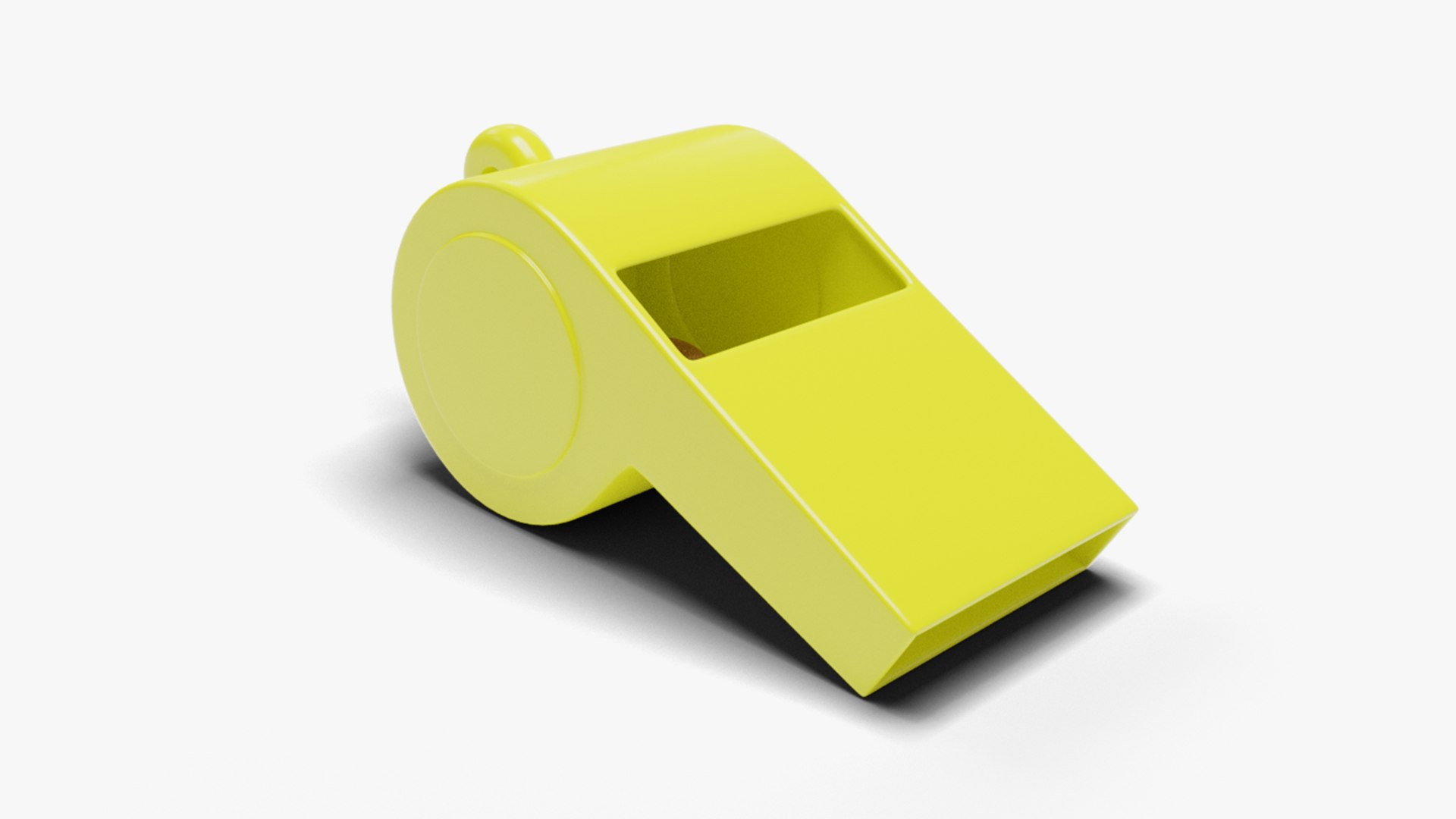 Yellow Whistle 3D - TurboSquid 2253920