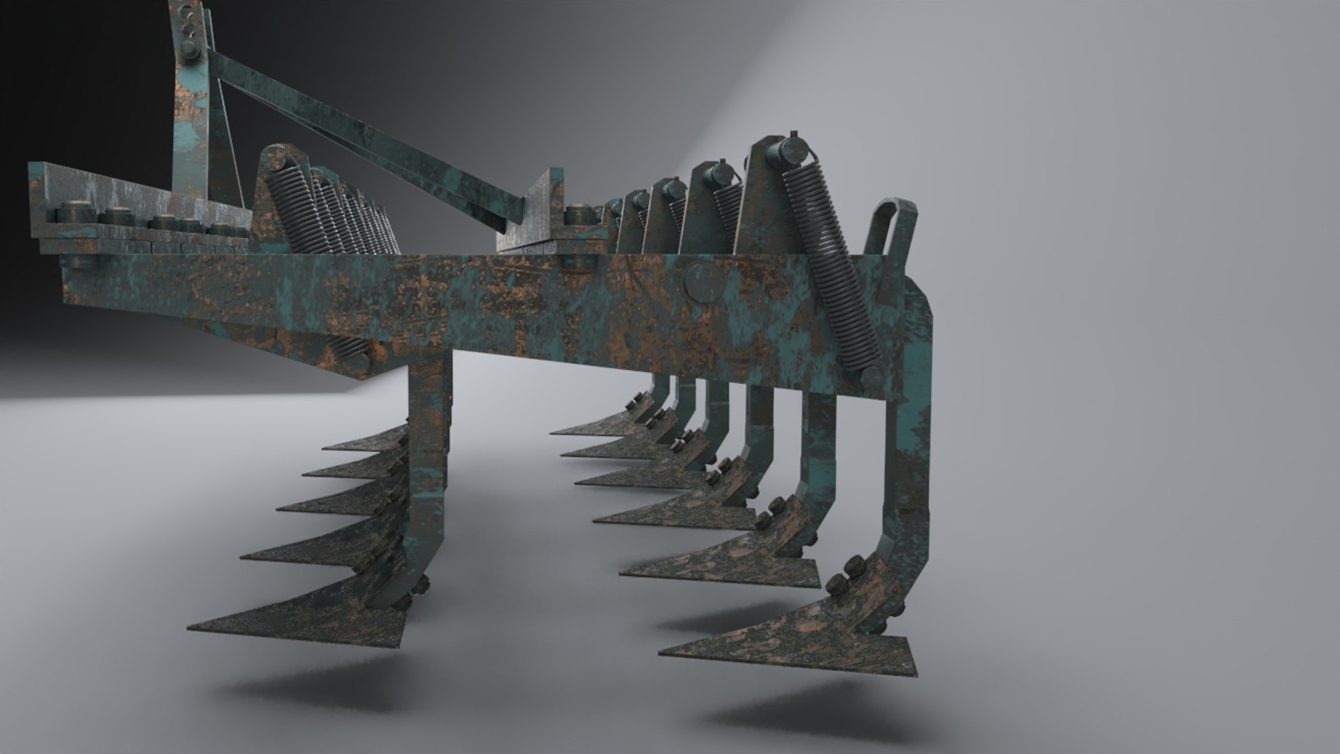 3D plough - TurboSquid 1269932