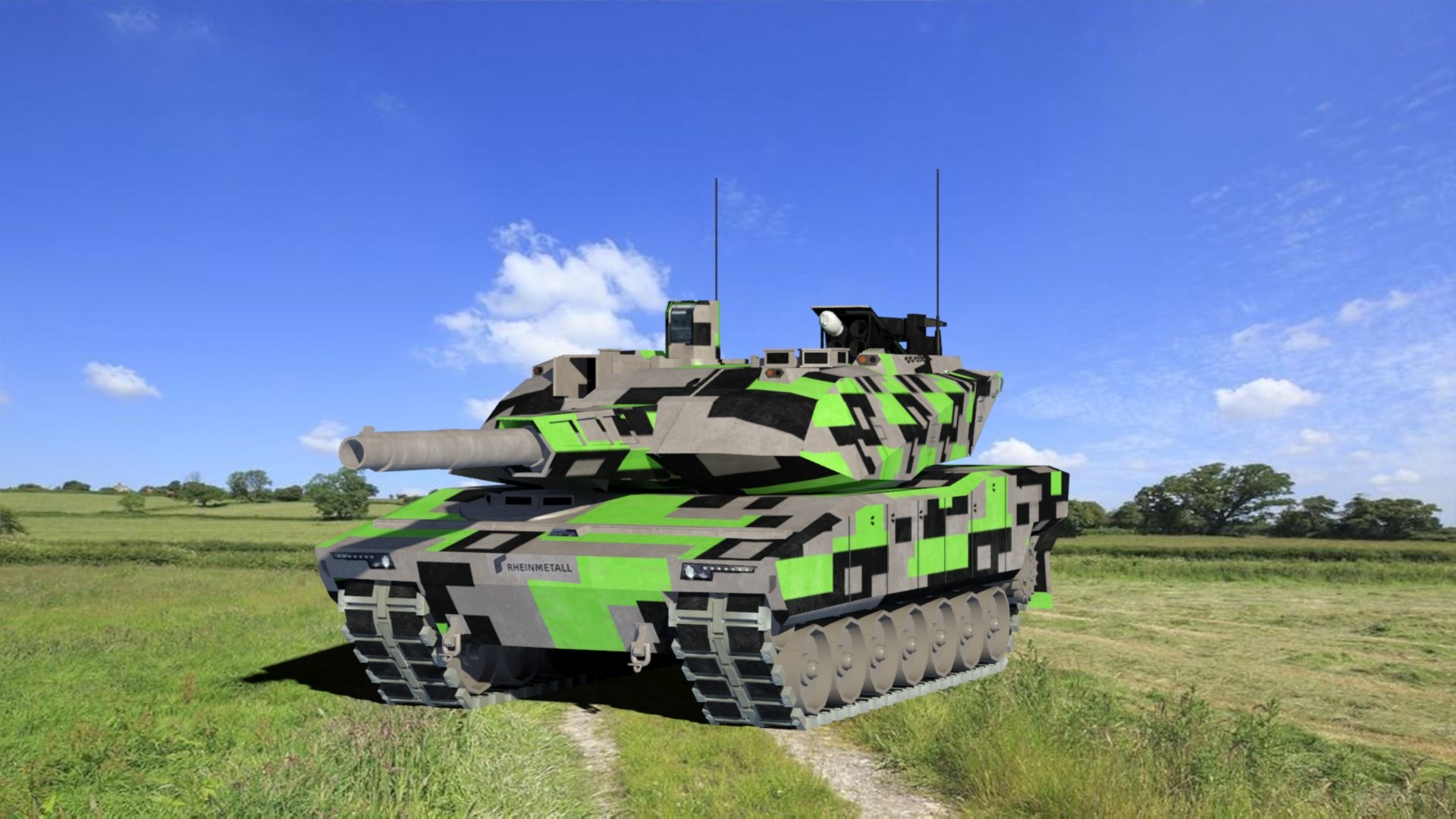 Kf51 Tank 3D Model - TurboSquid 1921816