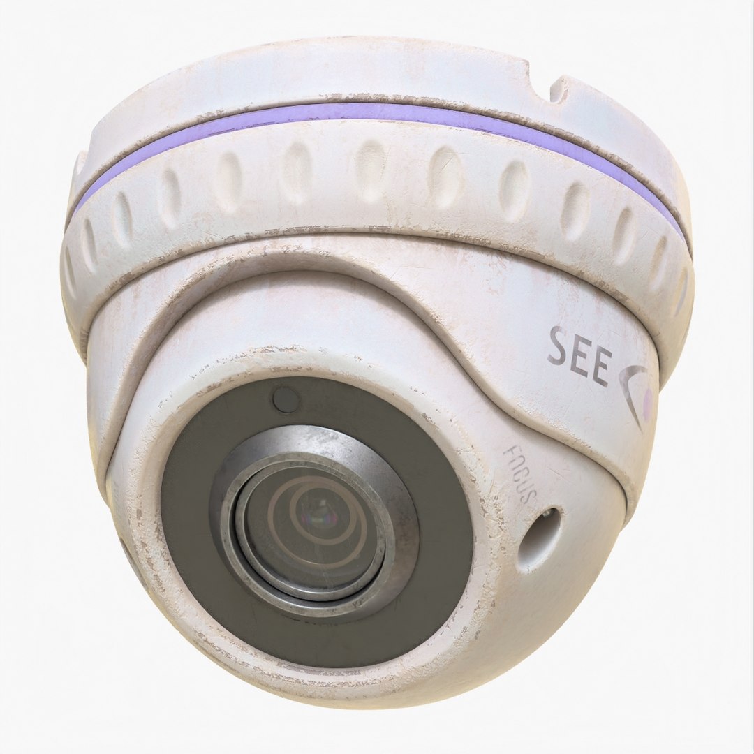 3D CCTV Camera 02 D Model - TurboSquid 1987375