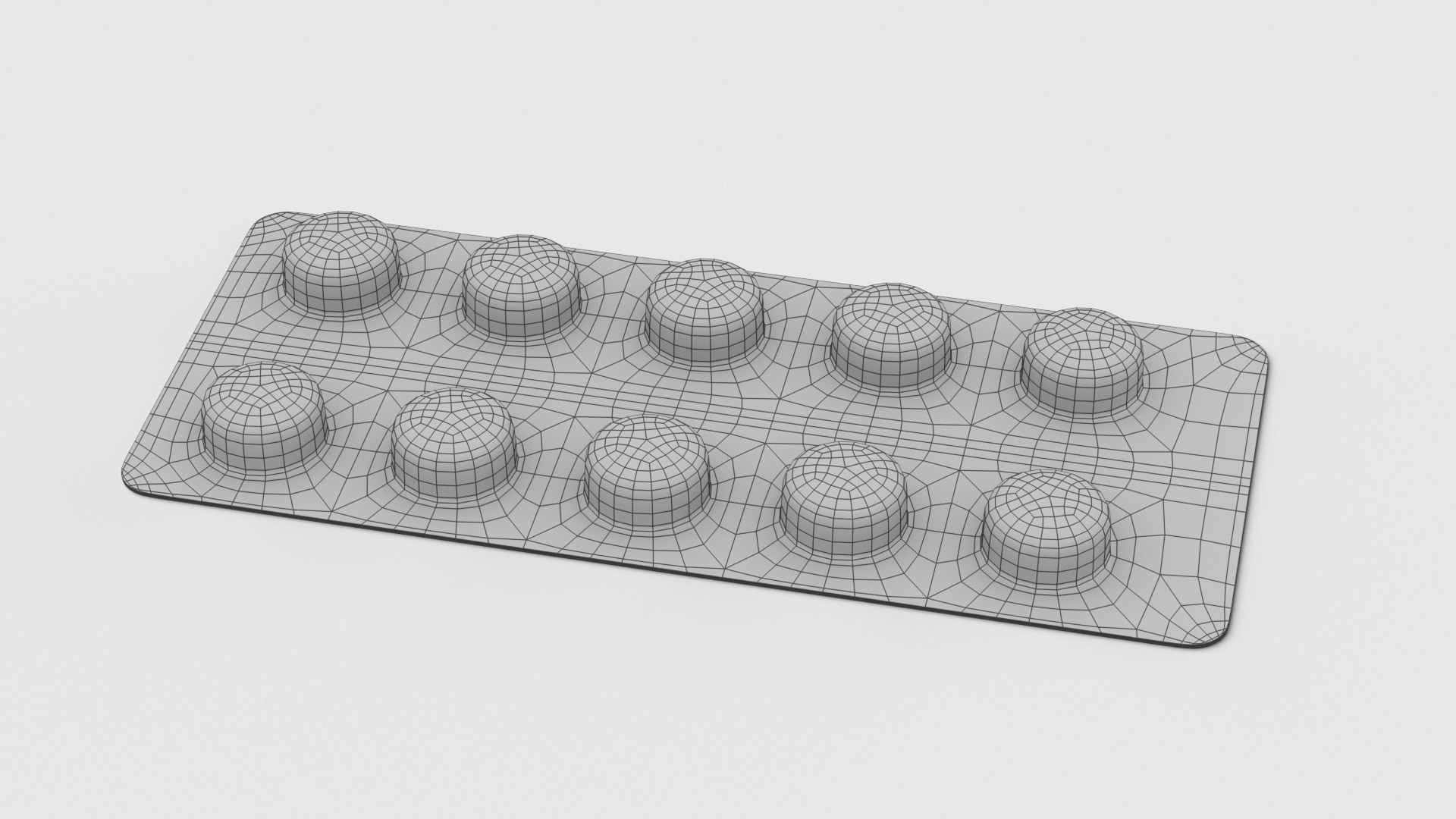 3D Blister Pack With Pills Model - TurboSquid 1763696