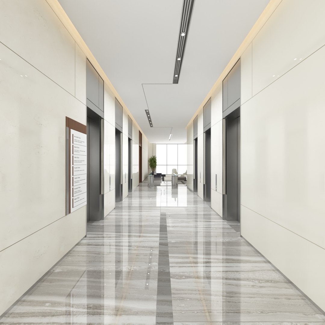 modelo 3d Lobby Design - TurboSquid 2035677