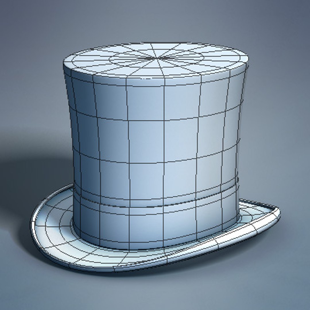 hat modeled 3d model
