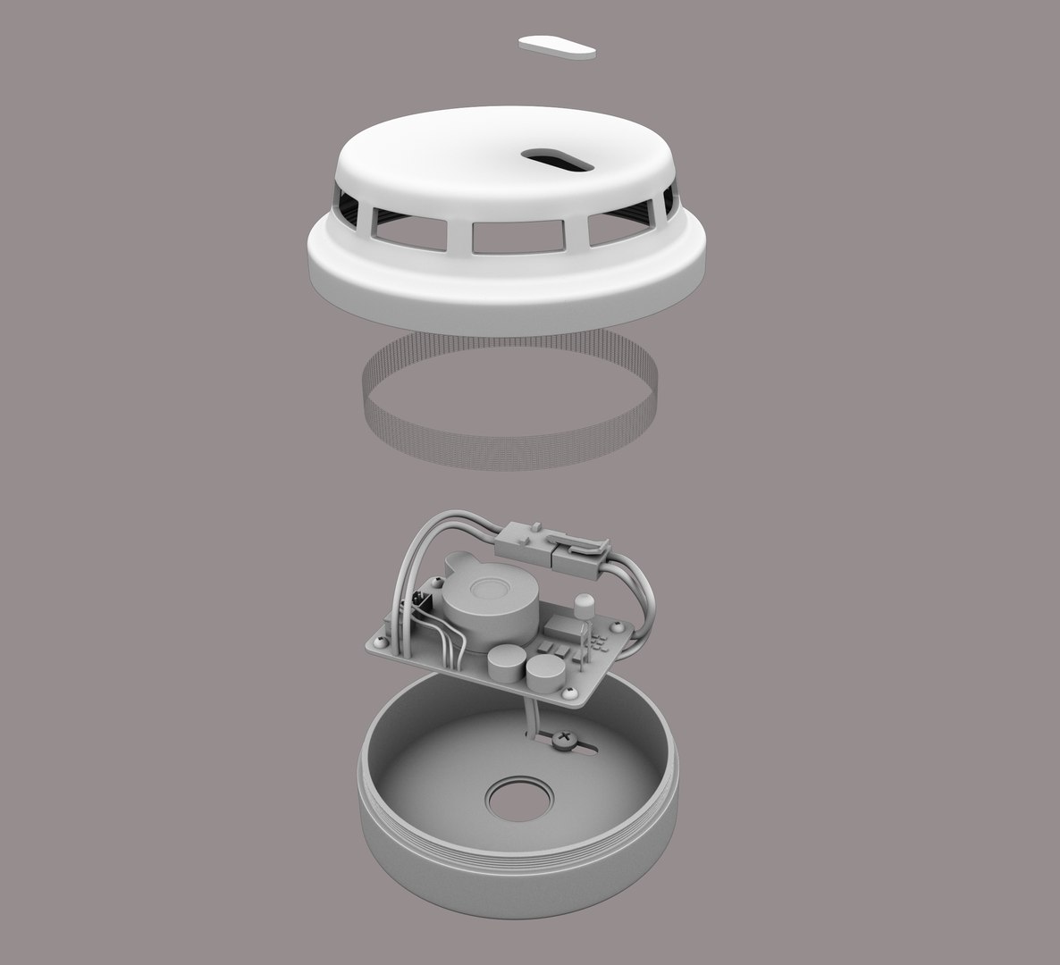 Smoke Detector 3d Obj