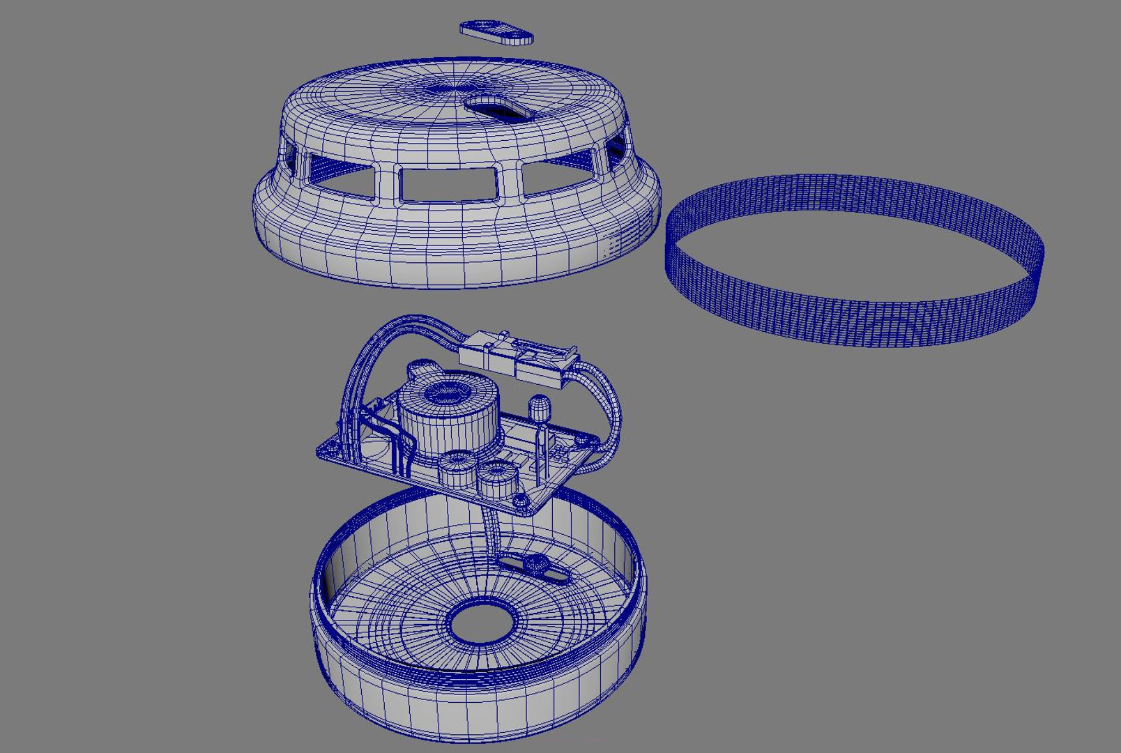 Smoke Detector 3d Obj