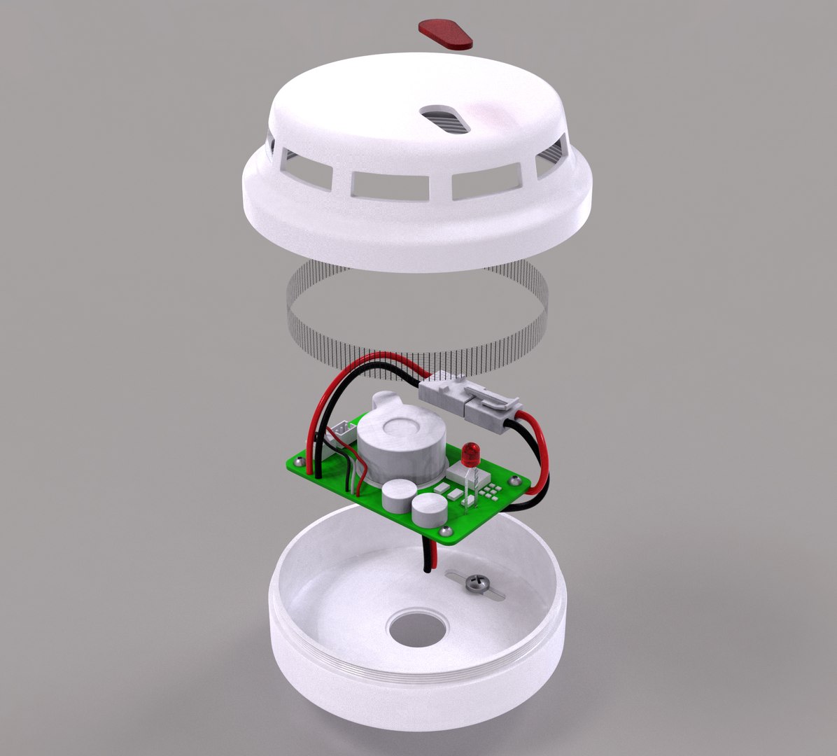 Smoke Detector 3d Obj
