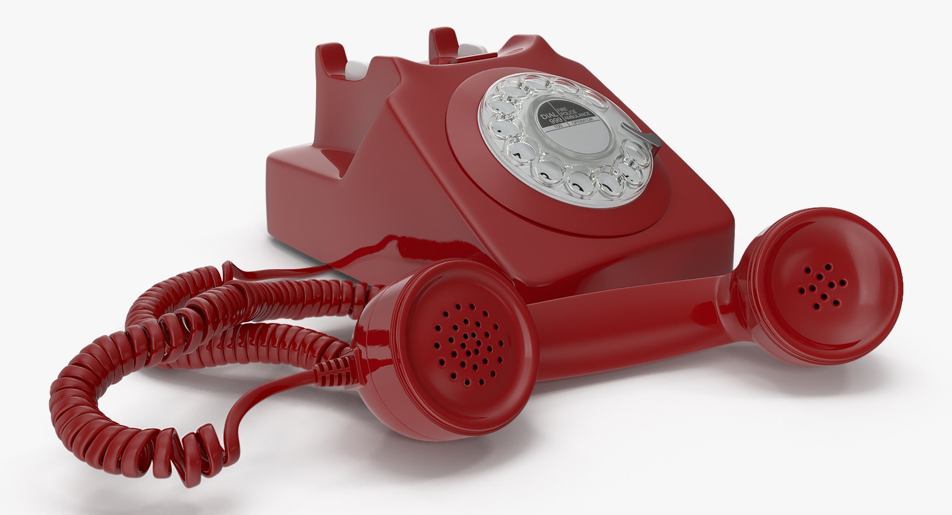 Old Rotary Phone Model - TurboSquid 1389930