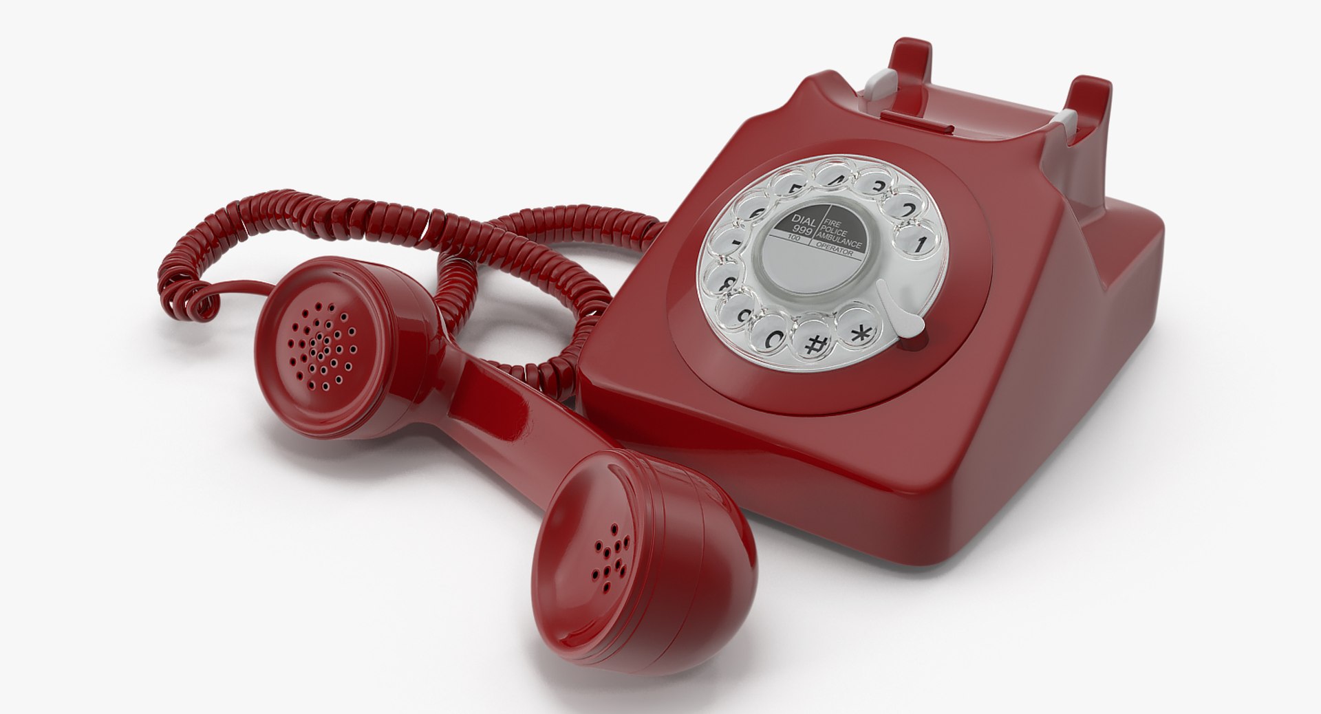 Old Rotary Phone Model - TurboSquid 1389930