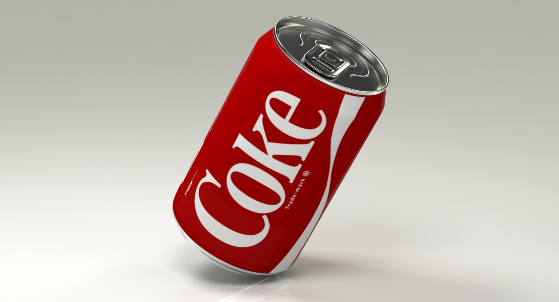 3d Realistic Coca-cola Aluminum Model