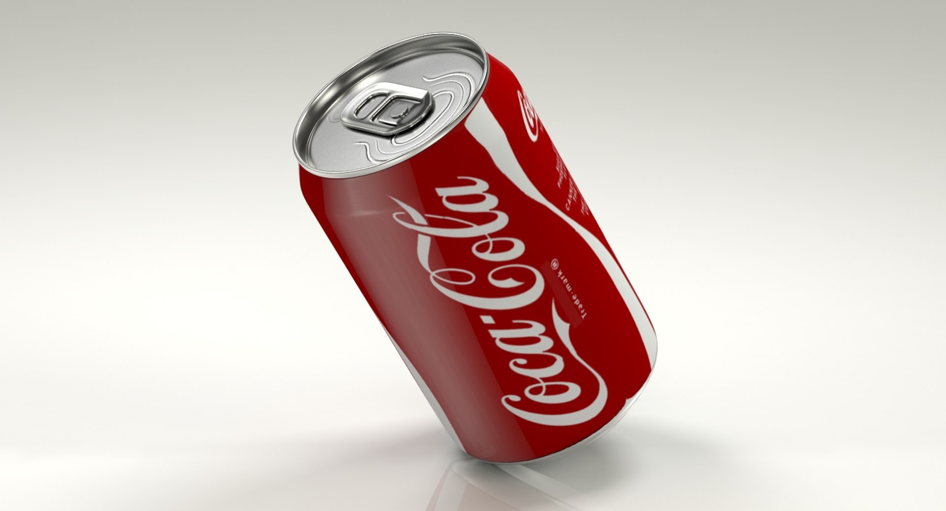 3d Realistic Coca-cola Aluminum Model