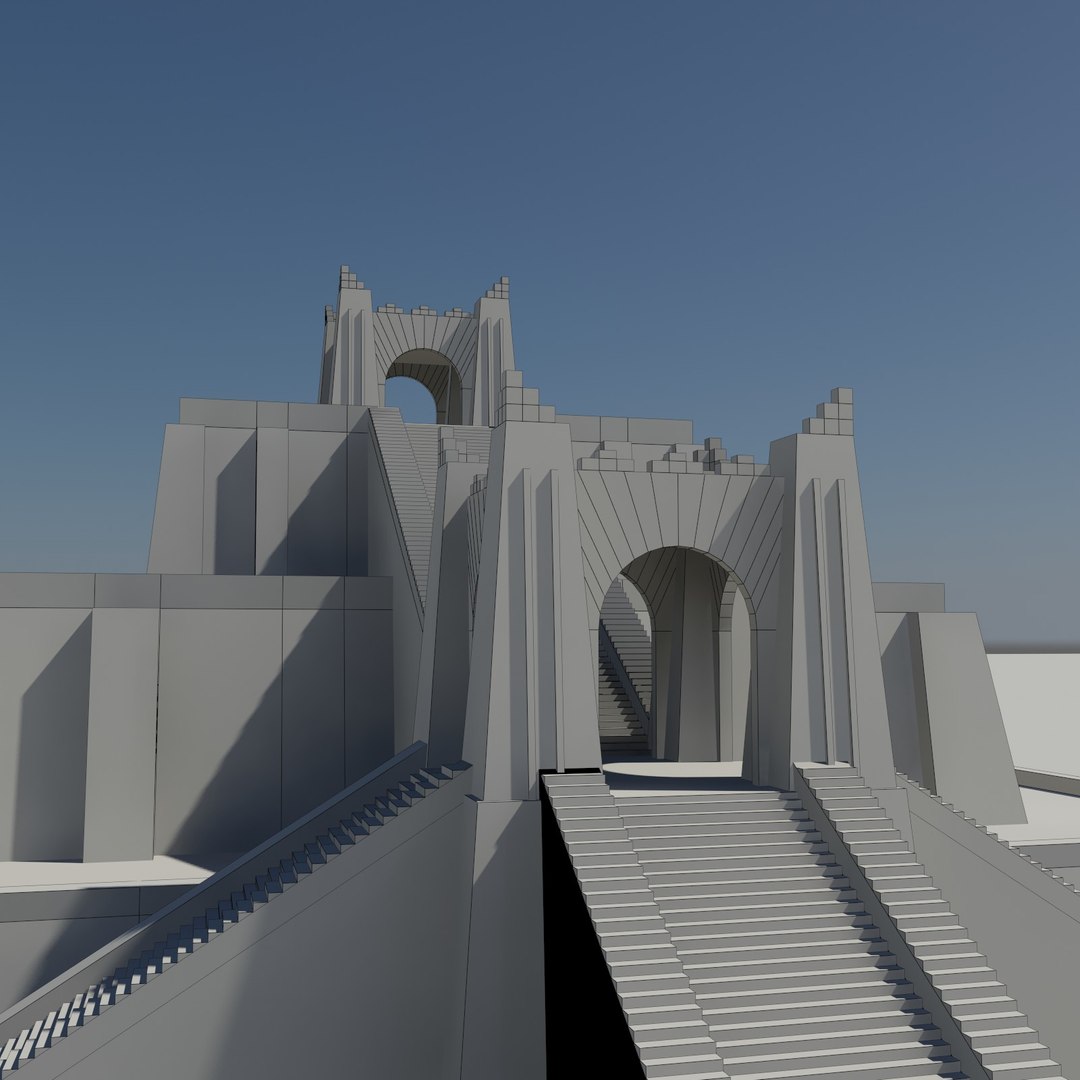 3ds ziggurat pyramid