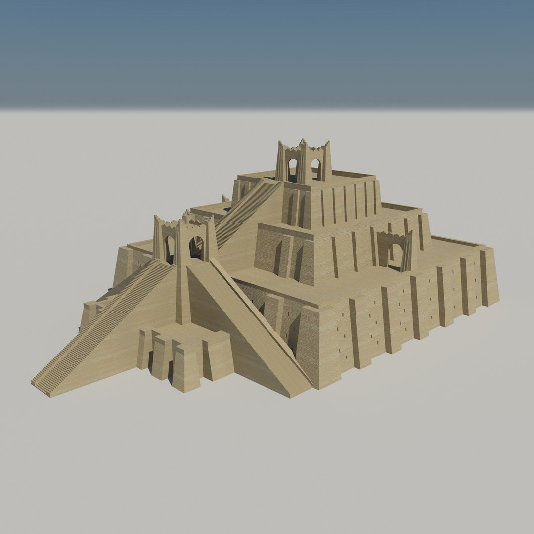 3ds ziggurat pyramid