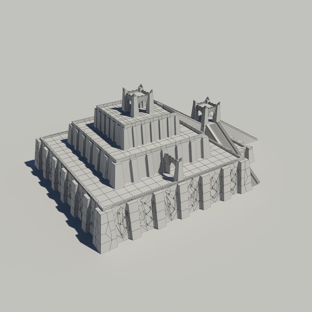 3ds ziggurat pyramid