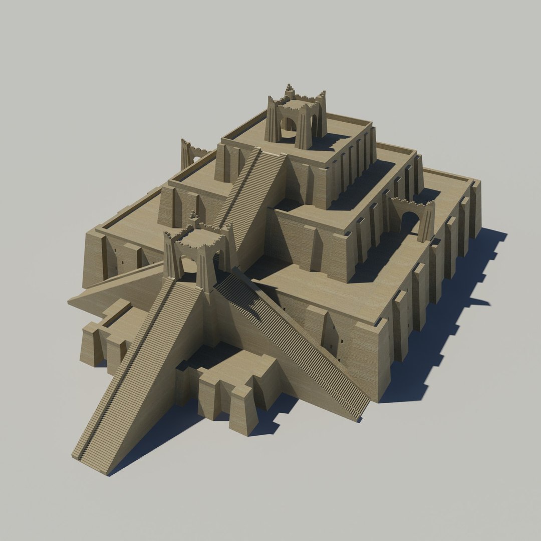 3ds ziggurat pyramid